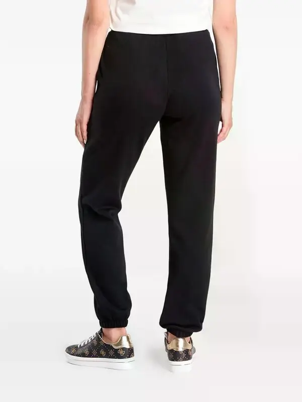Guess Roberta Logo Print Track Pants - Black