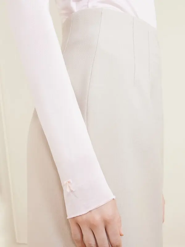THE PARK Dakota Lyocell Turtleneck Top