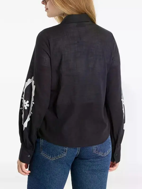 Desigual Embroidered Long-sleeve Shirt