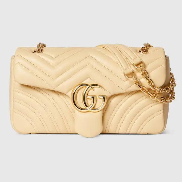 Gucci Gg Marmont Medium Shoulder Bag In Leather