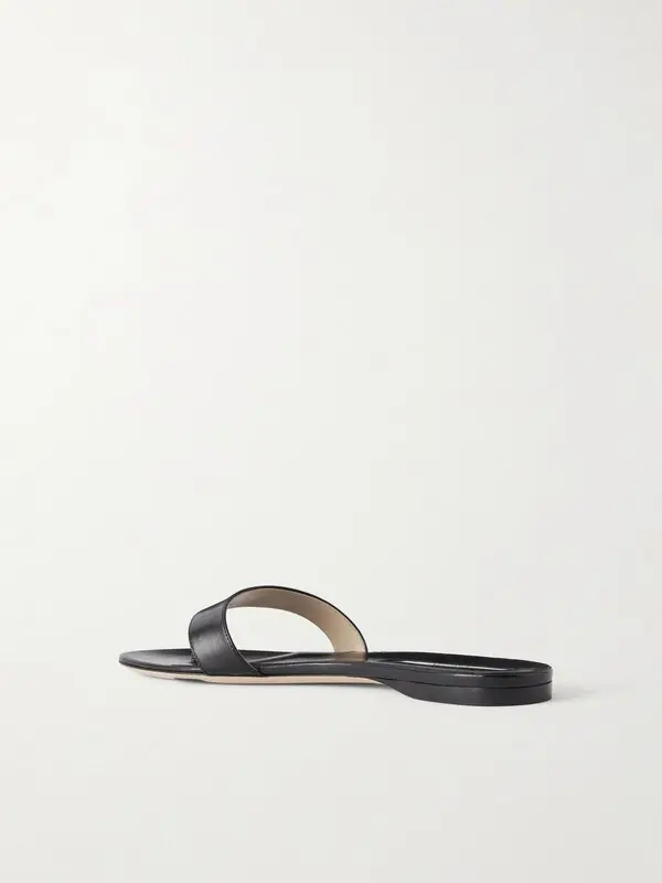 CHRISTEN Helix Leather Thong Sandals
