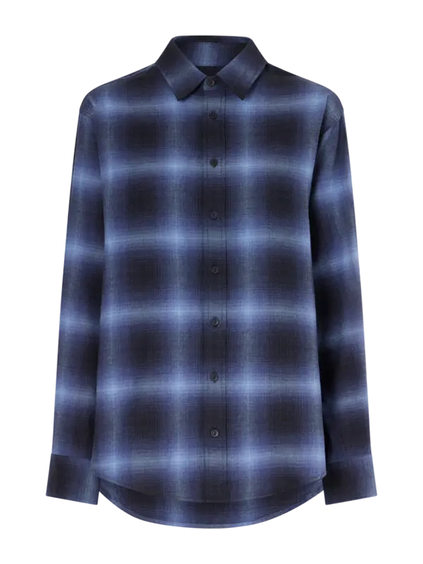 Matteau Checked Cotton-flannel Shirt