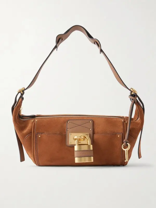 Chloé Paddington Embellished Shoulder Bag - Brown