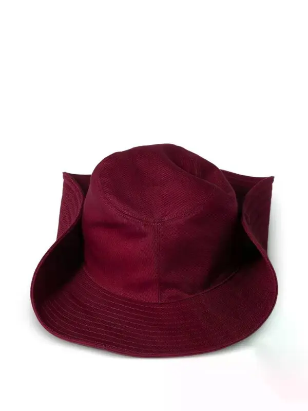 Miu Miu Embroidered Logo Cowboy Hat - Red