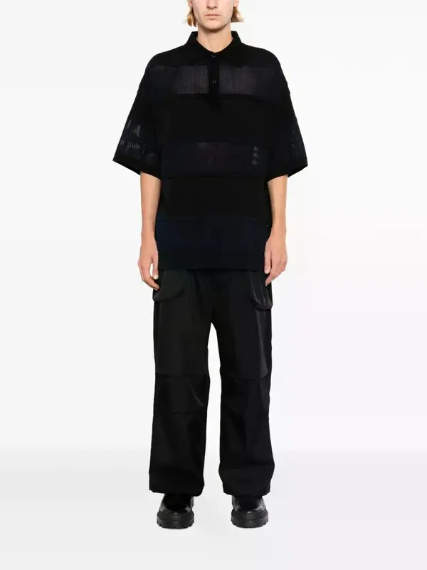 JUUN.J Striped Polo Shirt