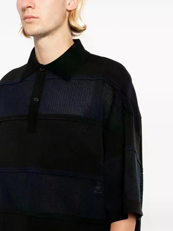 JUUN.J Striped Polo Shirt