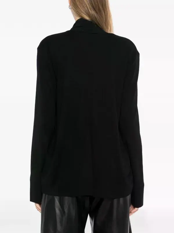 Yohji Yamamoto Draped Drawstring Cardigan