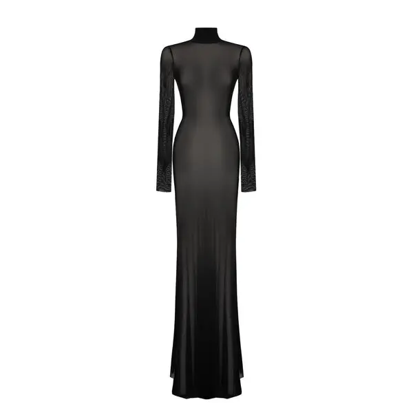 SANCTUMUM Kenza Mesh Maxi Dress