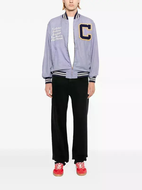 WHITESVILLE Patchwork Bomber Jacket