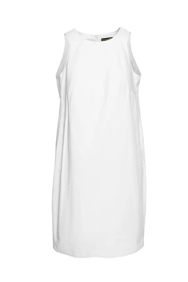 CONQUISTA Cotton Sack Dress - White