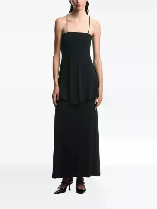 Emporio Armani Two-piece Effect Dress - Black
