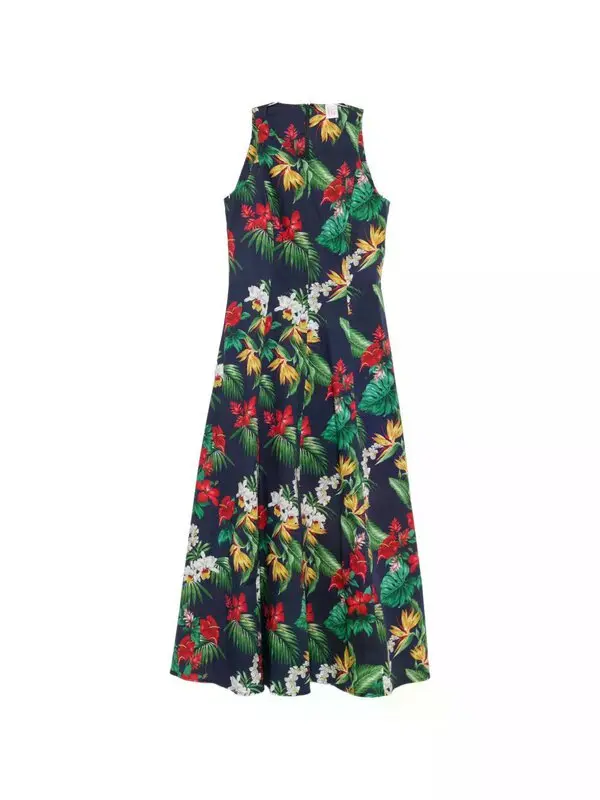 ARCHIVIO '67 Sleeveless A-line Dress With Floral Print