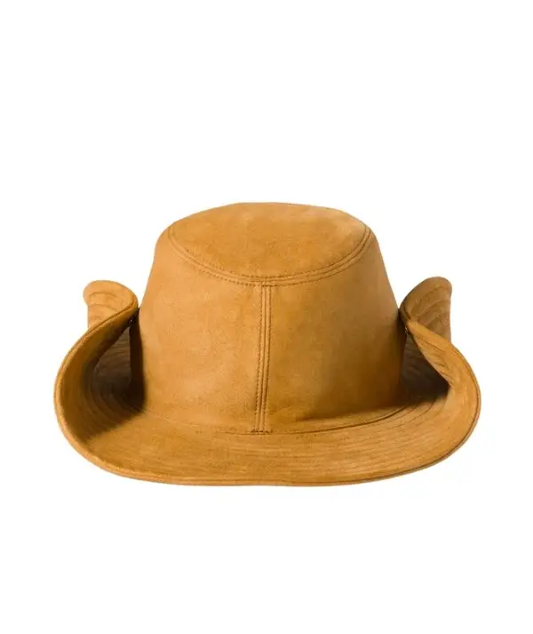 Miu Miu Suede Cowboy Hat - Neutrals