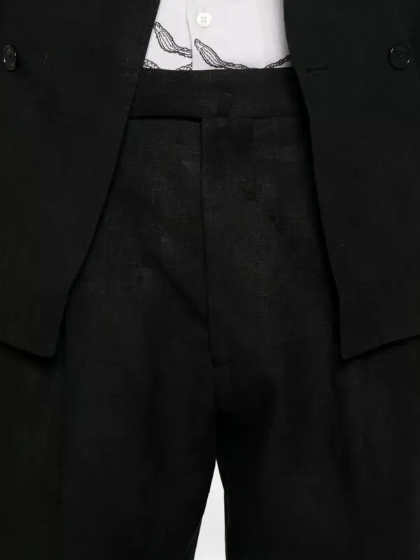SANTANIELLO Double-breasted Peak-lapel Suit