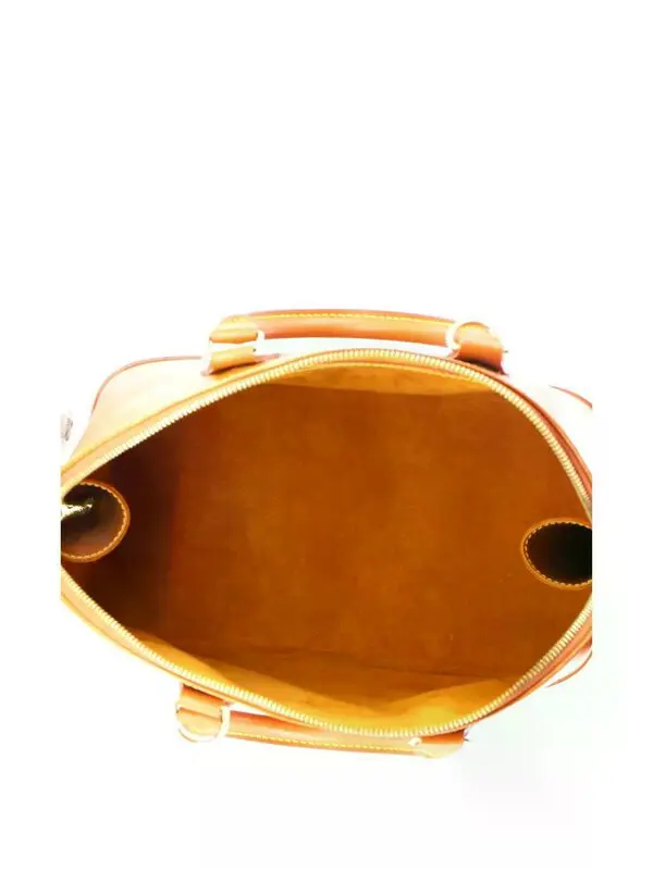 LOUIS VUITTON Vintage Alma Handbag Epi Leather Pm Satchel - Brown