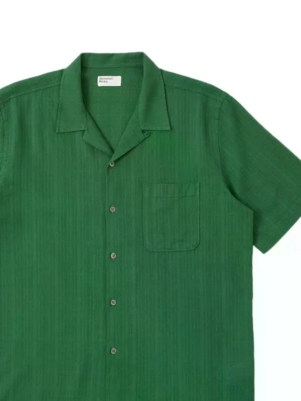 Universal Works Letts Short-sleeve Camp-collar Shirt