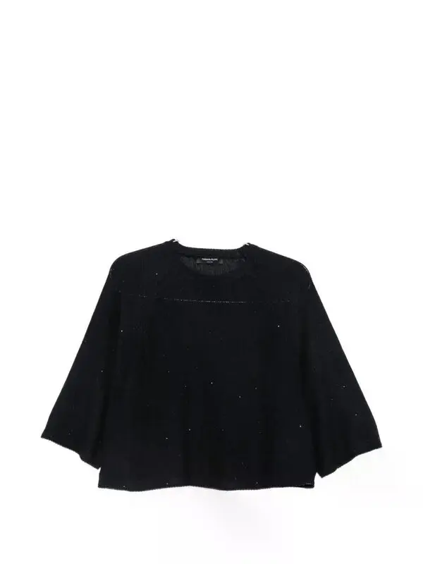 Fabiana Filippi Sequin Embellished Crew Neck Sweater