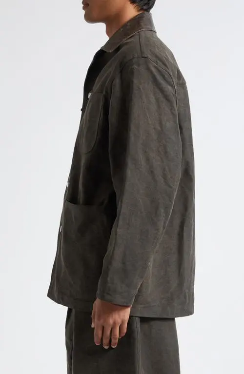 SONG FOR THE MUTE Cotton Moleskin Barn Jacket