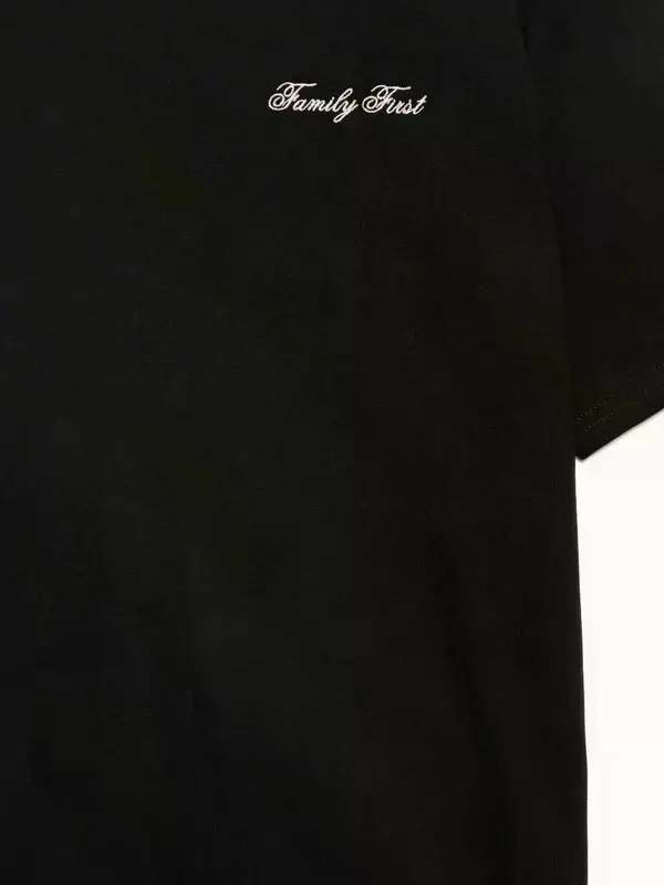 FAMILY FIRST Embroidered-logo T-shirt