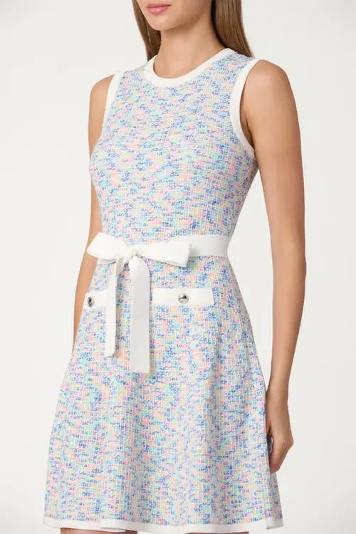 Shoshanna Talmadge Textured Knit Mini Dress