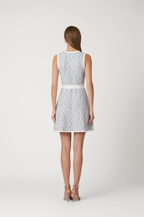 Shoshanna Talmadge Textured Knit Mini Dress