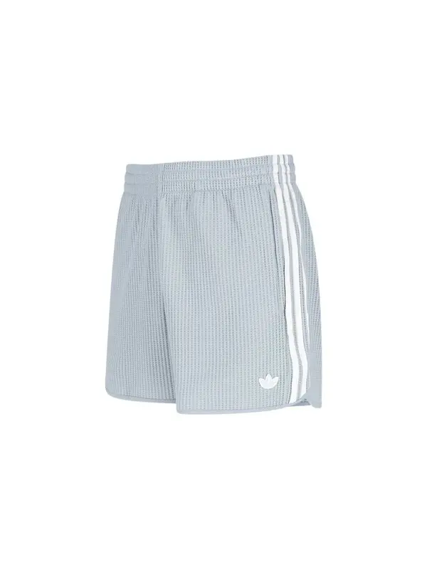 Adidas Waffle Knit Sprinter Shorts - Gray
