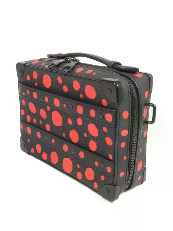 LOUIS VUITTON X Yayoi Kusama Soft Trunk Shoulder Bag - Black