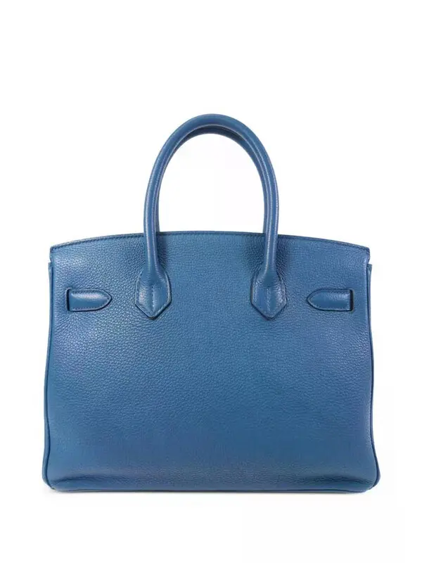 Hermès Birkin 30 Togo Leather Handbag - Blue