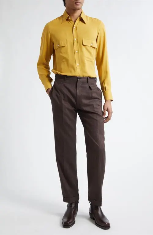 J. MUESER Button-up Work Shirt