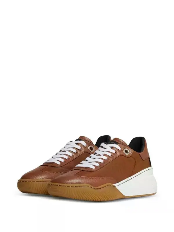 Stella McCartney Loop Panelled Sneakers - Brown