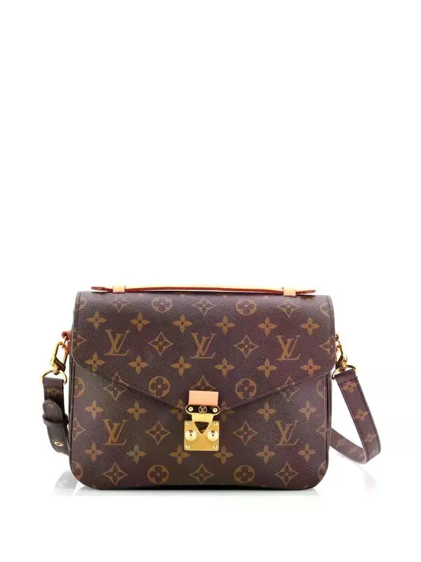 LOUIS VUITTON Monogram Canvas Pochette Metis - Brown