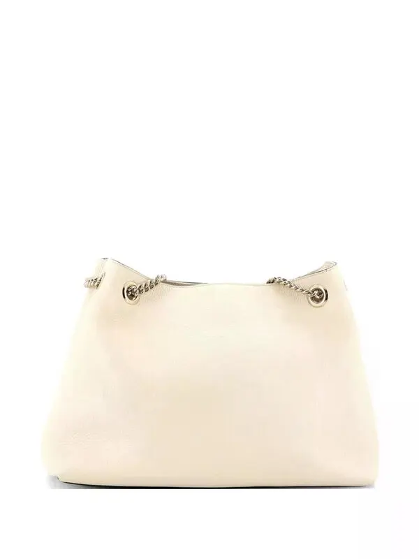 Gucci Soho Chain Strap Leather Shoulder Bag - Neutrals