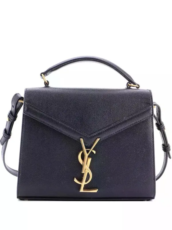 Saint Laurent Cassandra Leather Mini Shoulder Bag