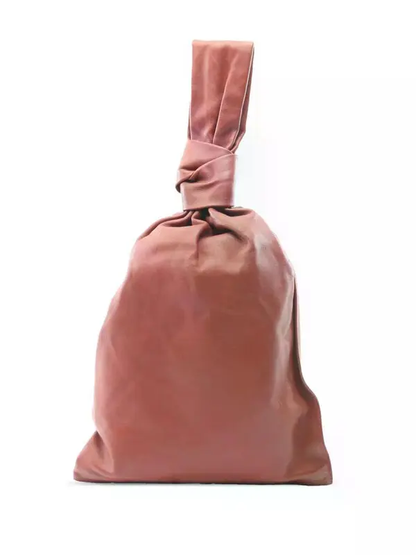 Bottega Veneta Nappa Bv Twist Handbag - Red