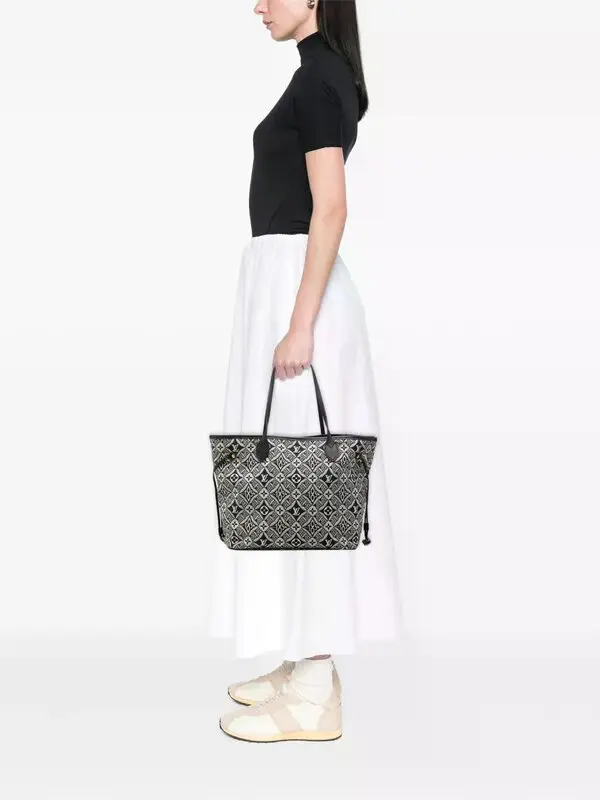LOUIS VUITTON Monogram Jacquard Since 1854 Neverfull Mm Tote Bag