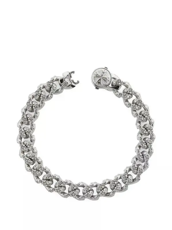 Emanuele Bicocchi Flourish Chain Bracelet - Silver