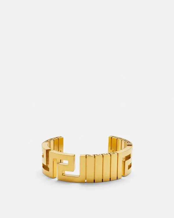 Versace Greca Cuff Bracelet - Light Gold