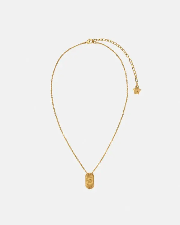 Versace Medusa Biggie Necklace - Light Gold