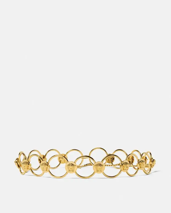 Versace La Medusa Chain Belt - Gold