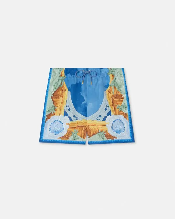 Versace Affresco Board Shorts - Print