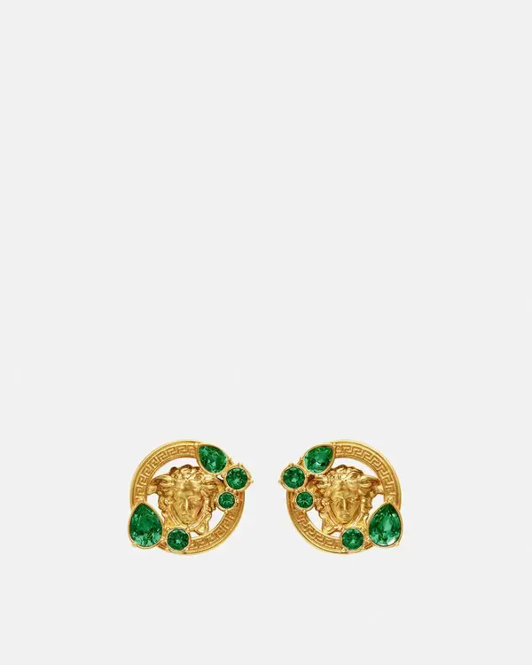 Versace Medusa '95 Crystal Earrings - Gold