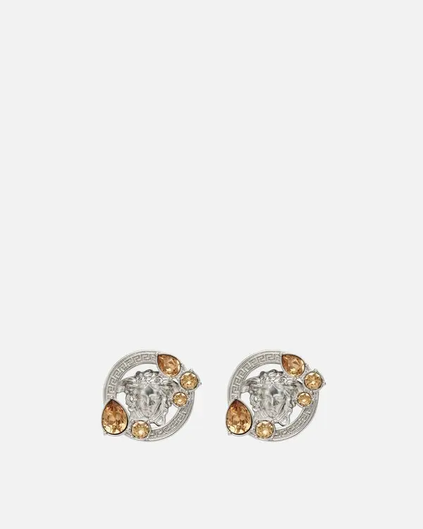 Versace Medusa '95 Crystal Earrings - Silver