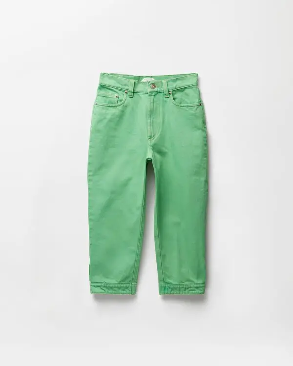 Versace Capri Jeans With Medusa Hardware - Green