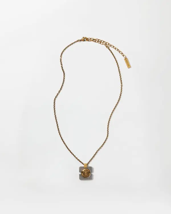 Versace Medusa Pendant Necklace - Silver+gold