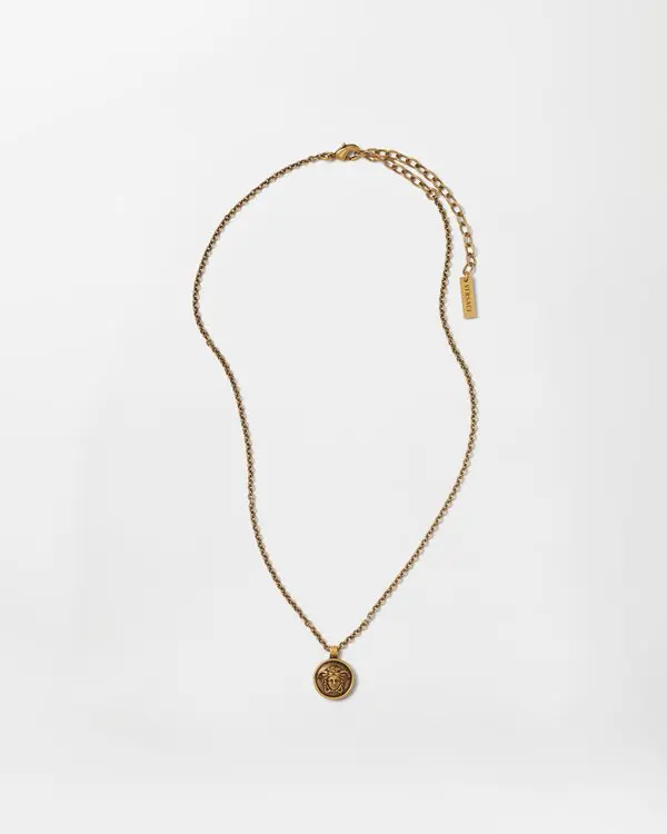 Versace Medusa Pendant Necklace - Gold