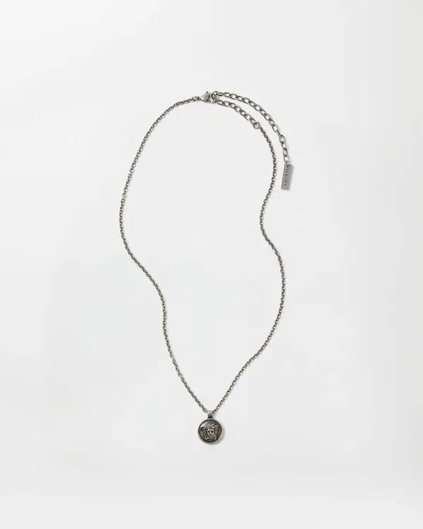 Versace Medusa Pendant Necklace - Silver