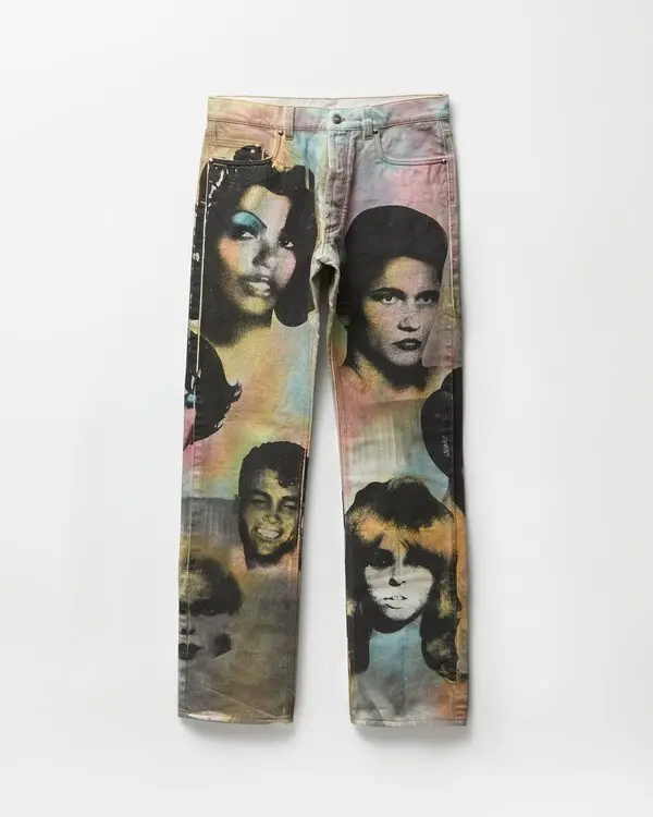Versace The Party" Straight-leg Jeans - Print