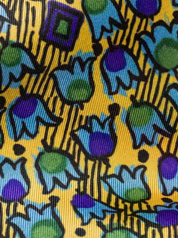 Miu Miu Printed Twill Scarf