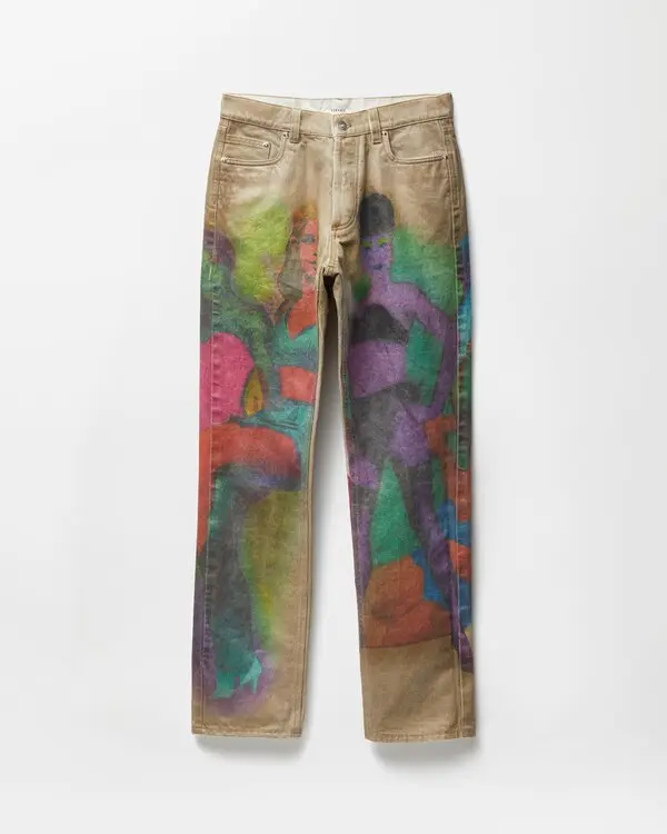 Versace Printed Straight Jeans