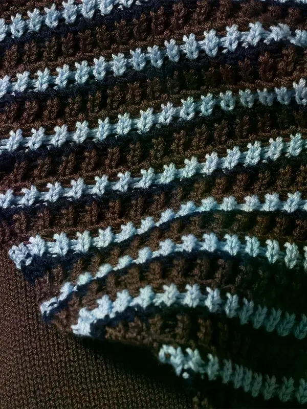 Miu Miu Ivy Crochet Bag - Brown